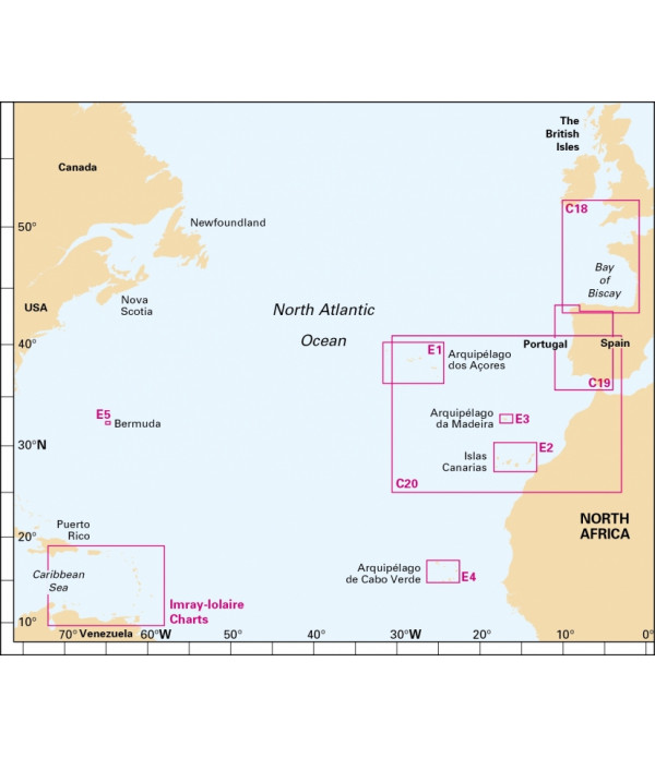 Mapa IMRAY E2 - Kanary