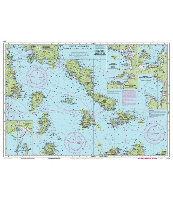 Mapa IMRAY G31 - Cyklady Północ
